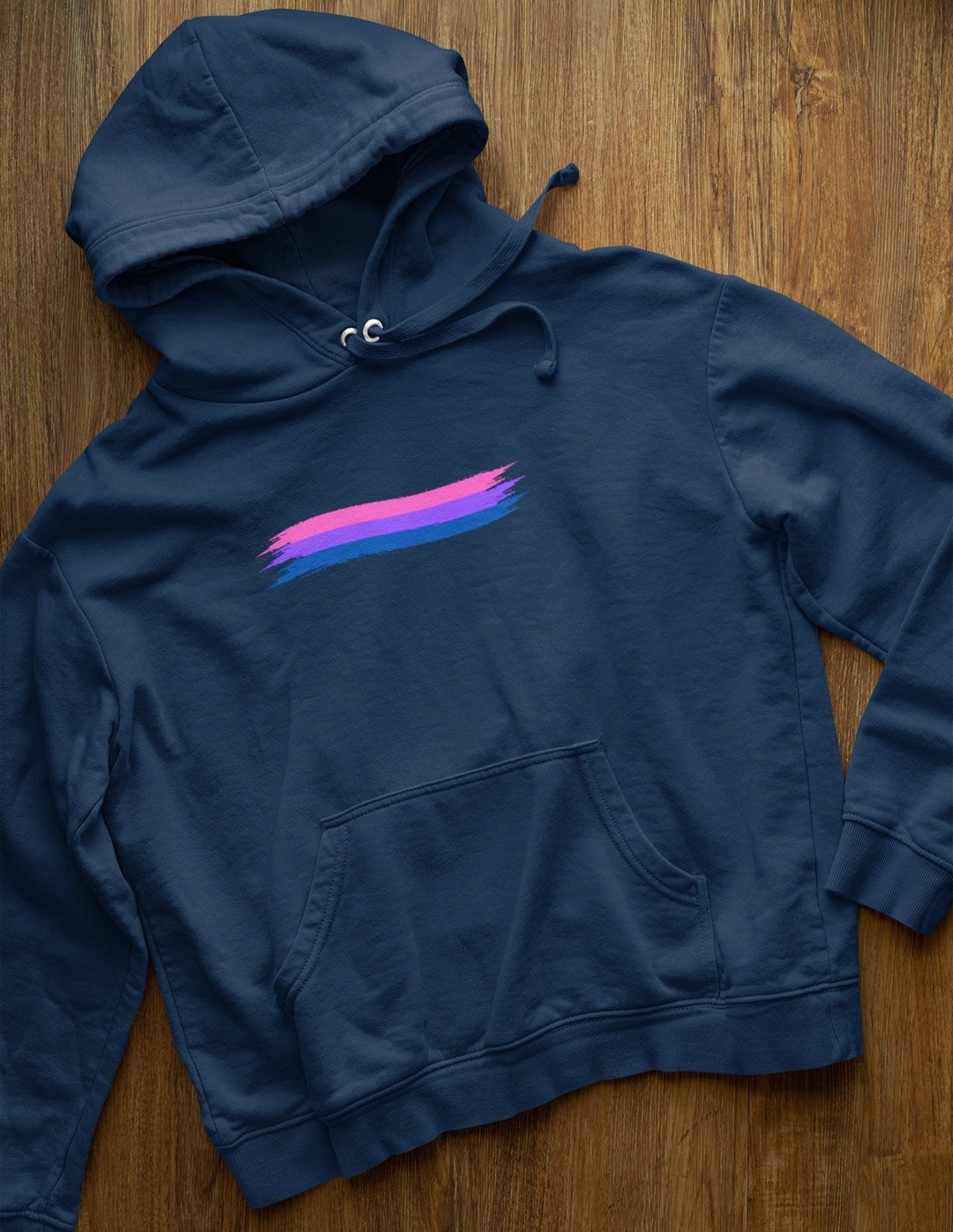 Subtle Bi Pride Bi Flag Hoodie Bisexual Subtle Pride Outfit in Bisexual ...