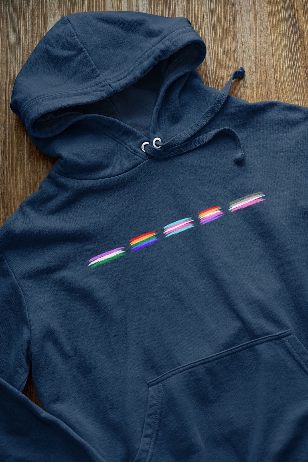 Pride Flags Hoodie Subtle Pride Outfit With Gay Flag Lesbian - Etsy