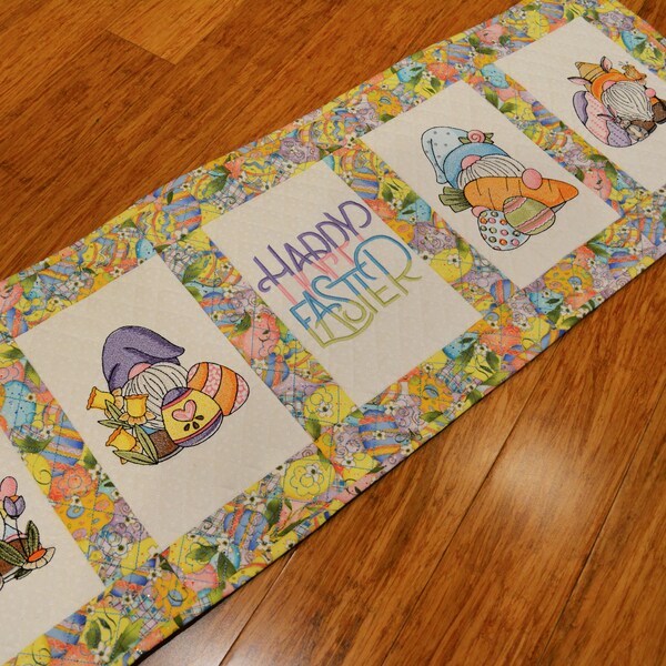 Quilted Easter Table Runner - Etsy