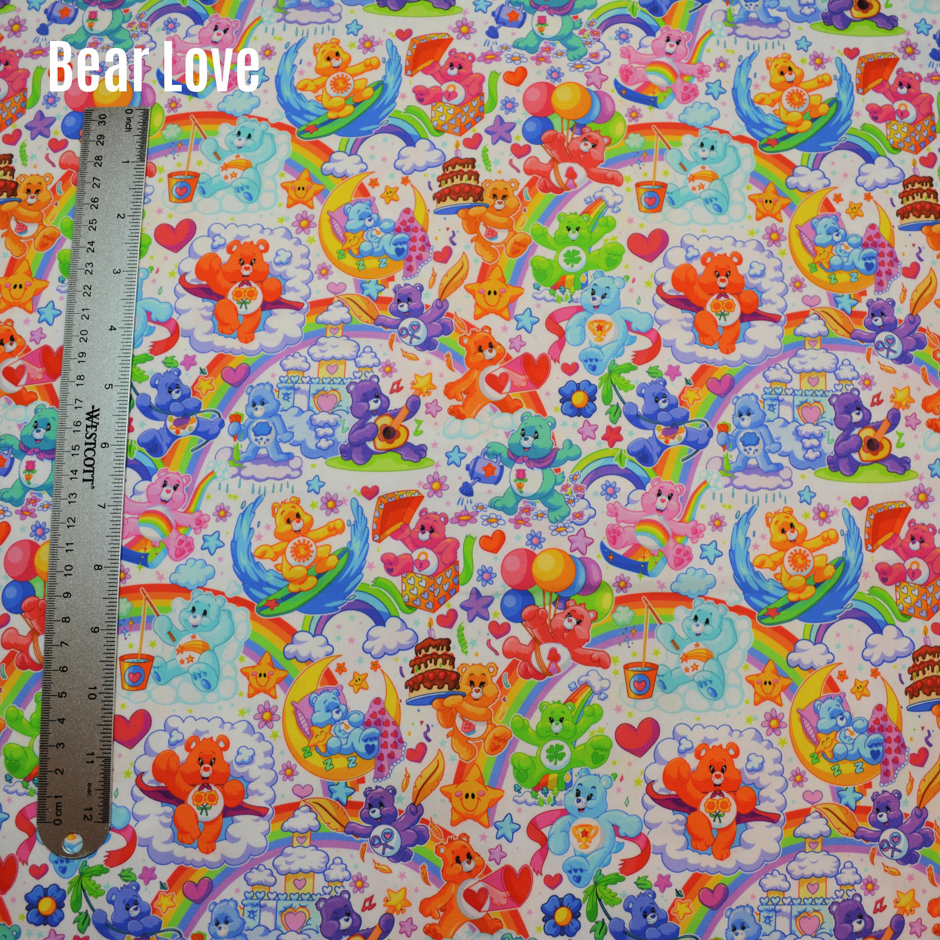 Custom Fabric Bear Love | Etsy