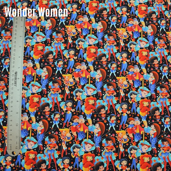 Custom Fabric Wonder Women | Etsy