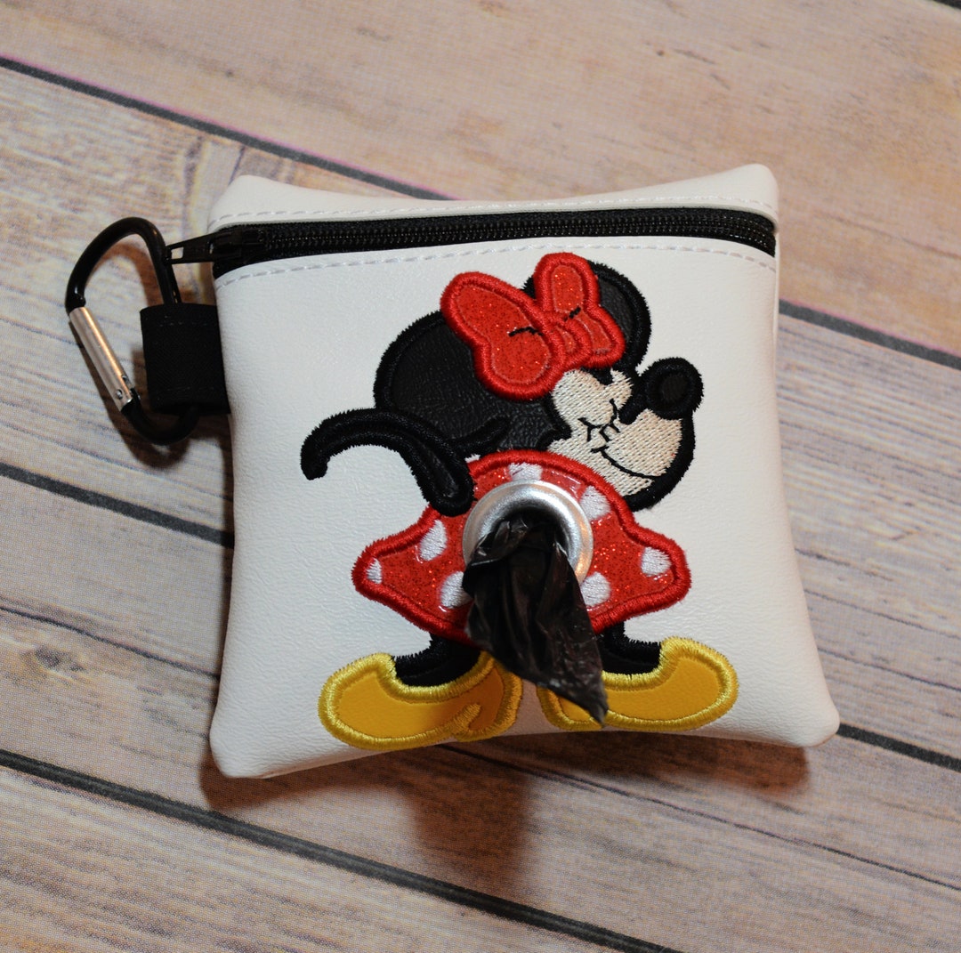 Customized Dog Poo Bag Holder, Disposable Diaper Bag Holder - Minnie - Etsy