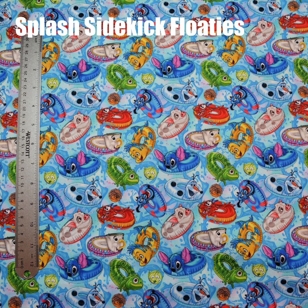 Custom Fabric - Splash Sidekick Floaties - Etsy
