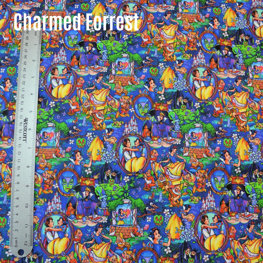 Custom Fabric - Charmed Forrest - Etsy
