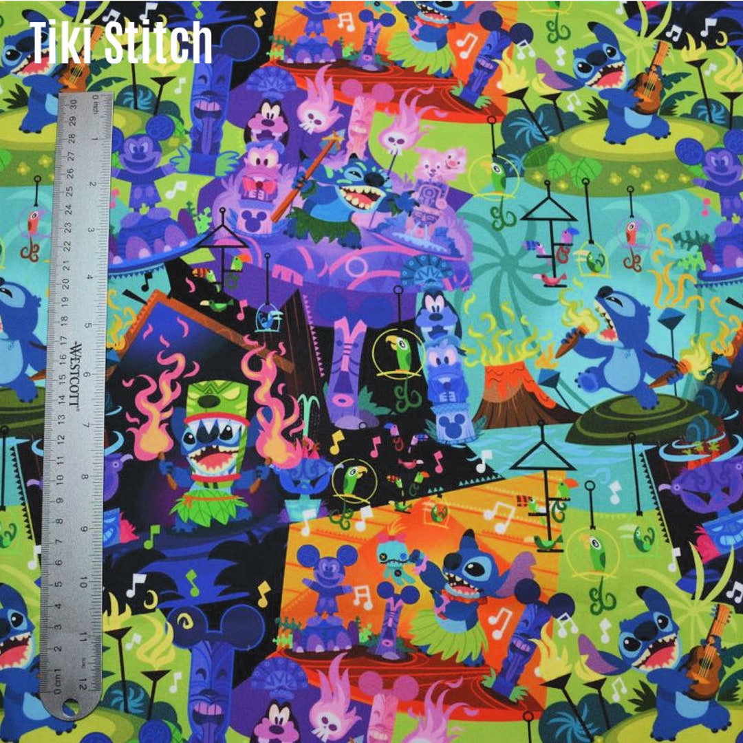 Custom Fabric - Tiki Stitch - Etsy