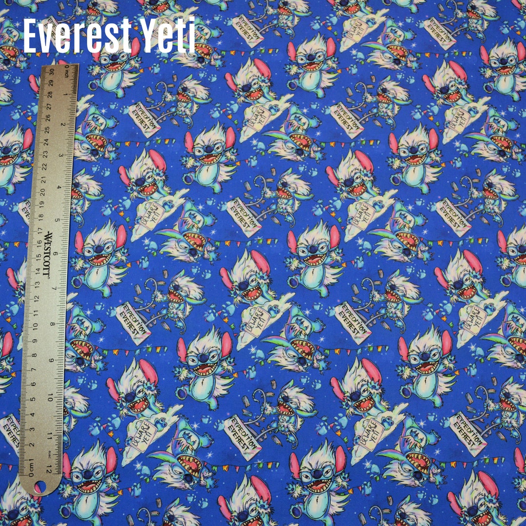 Custom Fabric - Everest Yeti - Etsy