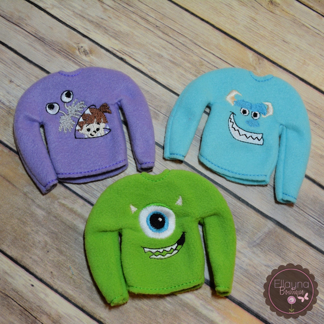 Elf/doll Sweater - Monsters Inc. - Etsy