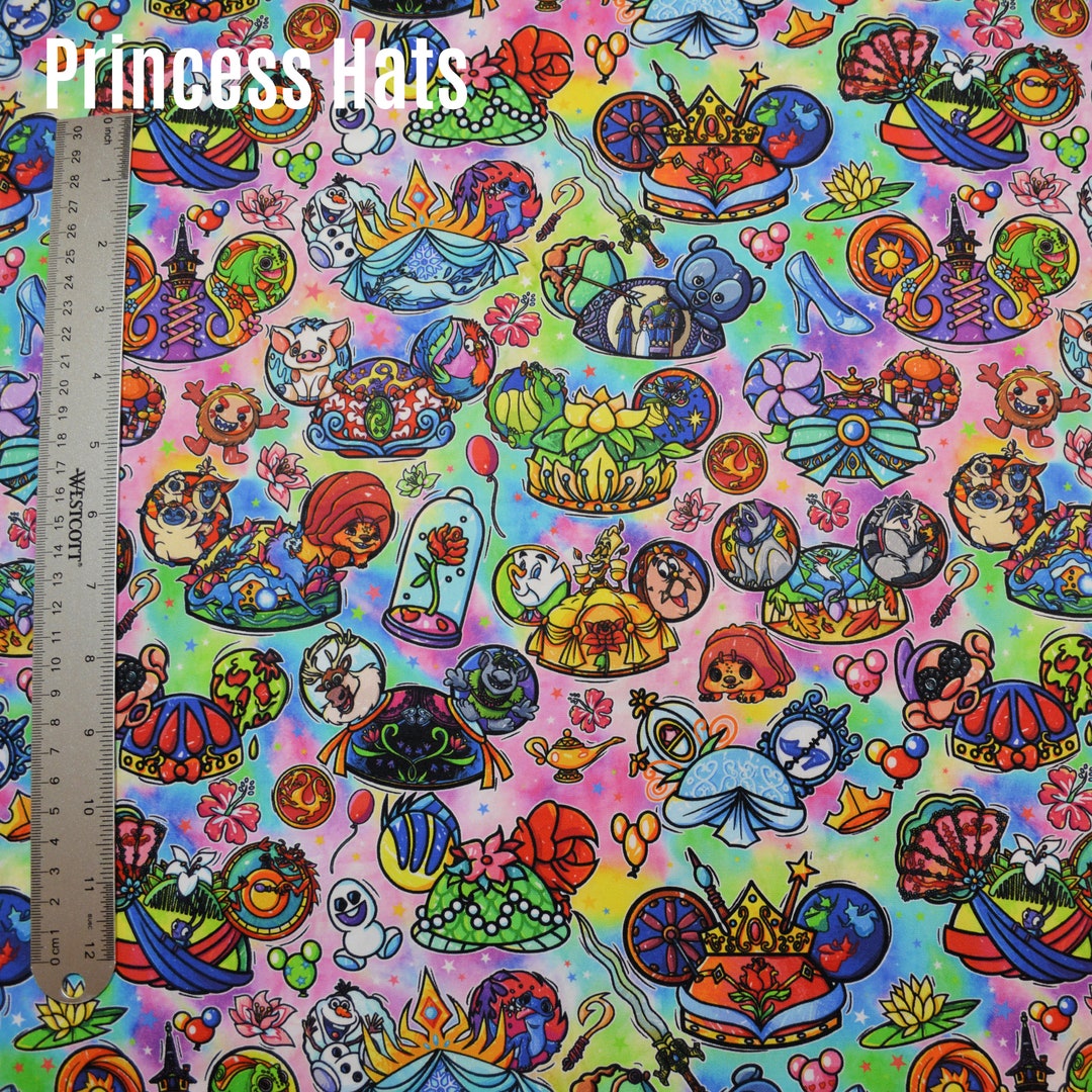 Custom Fabric - Princess Hats - Etsy