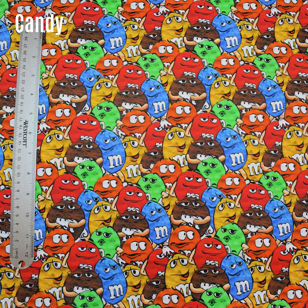 Custom Fabric - Candy - Etsy