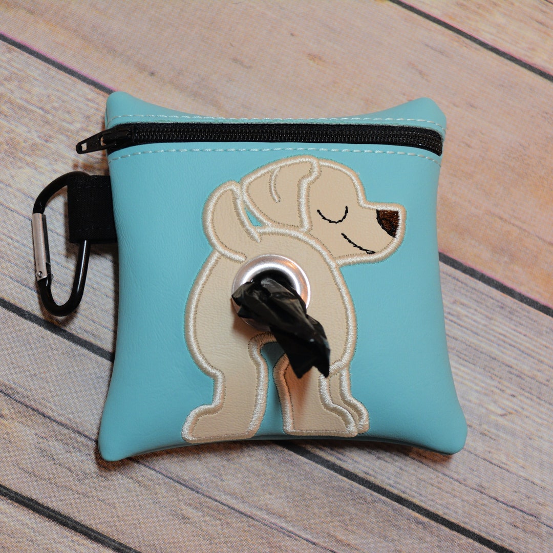 Customized Dog Poo Bag Holder - Golden Retriever - Etsy
