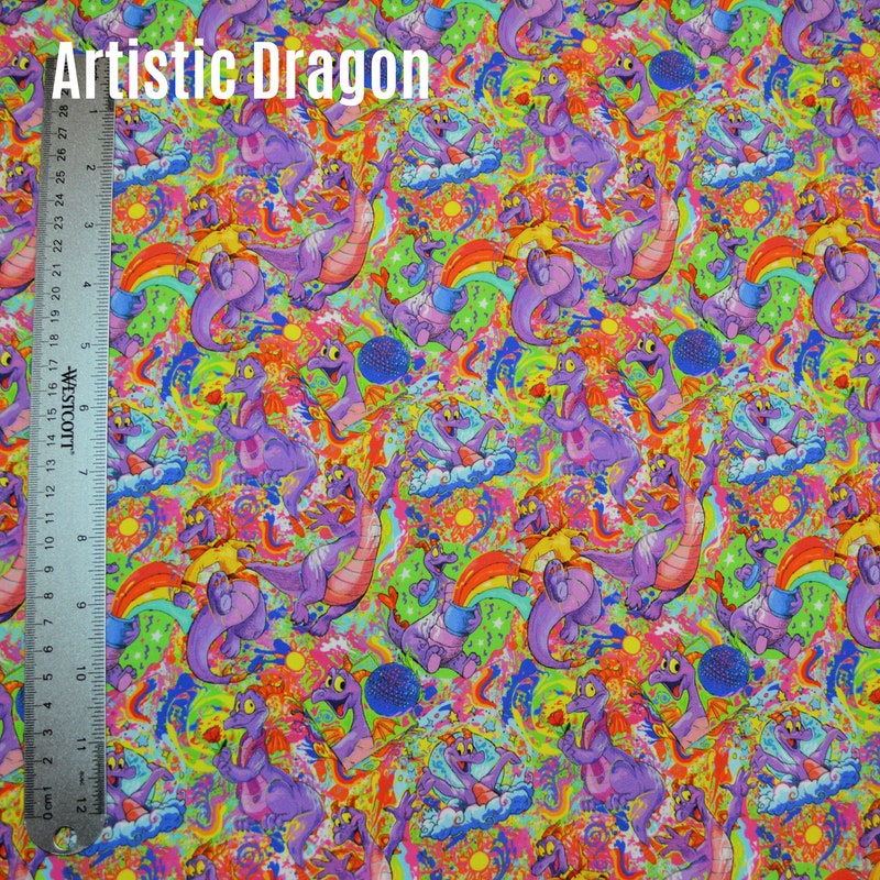 Purple Dragon Fabric - Etsy