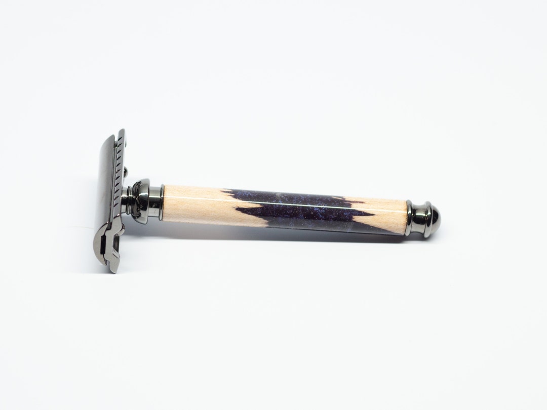 Upcycled Surfboard Resin DE Safety Razor - Handmade Razor for Men and ...