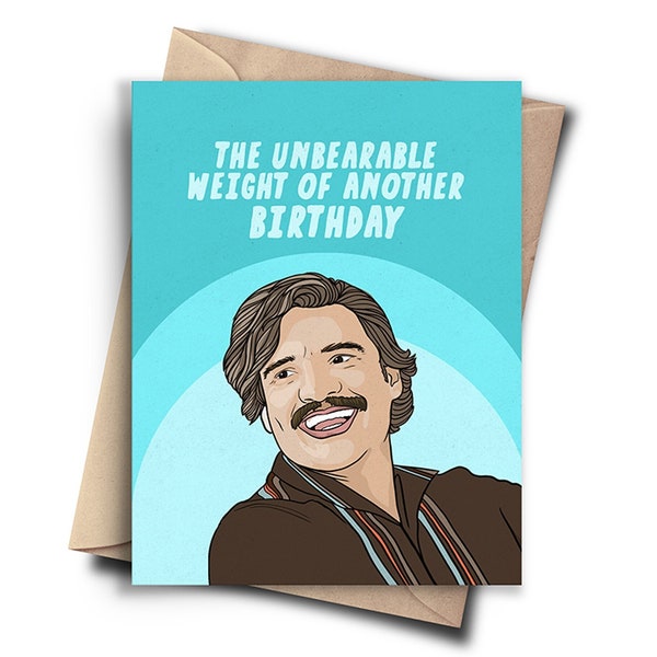 Pedro Pascal Birthday Card for Her - Etsy UK