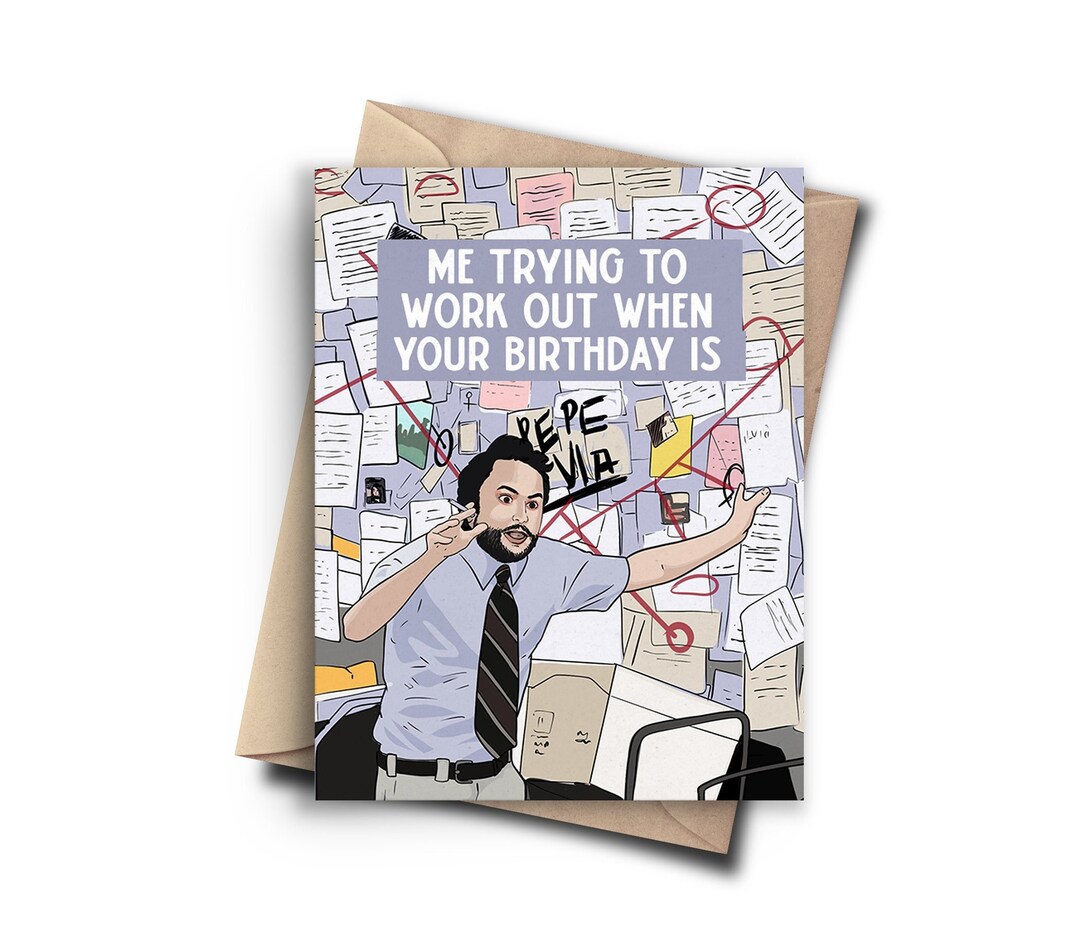 Funny Meme Birthday Card, Funny Birthday Card for Friend, Coworker - Etsy