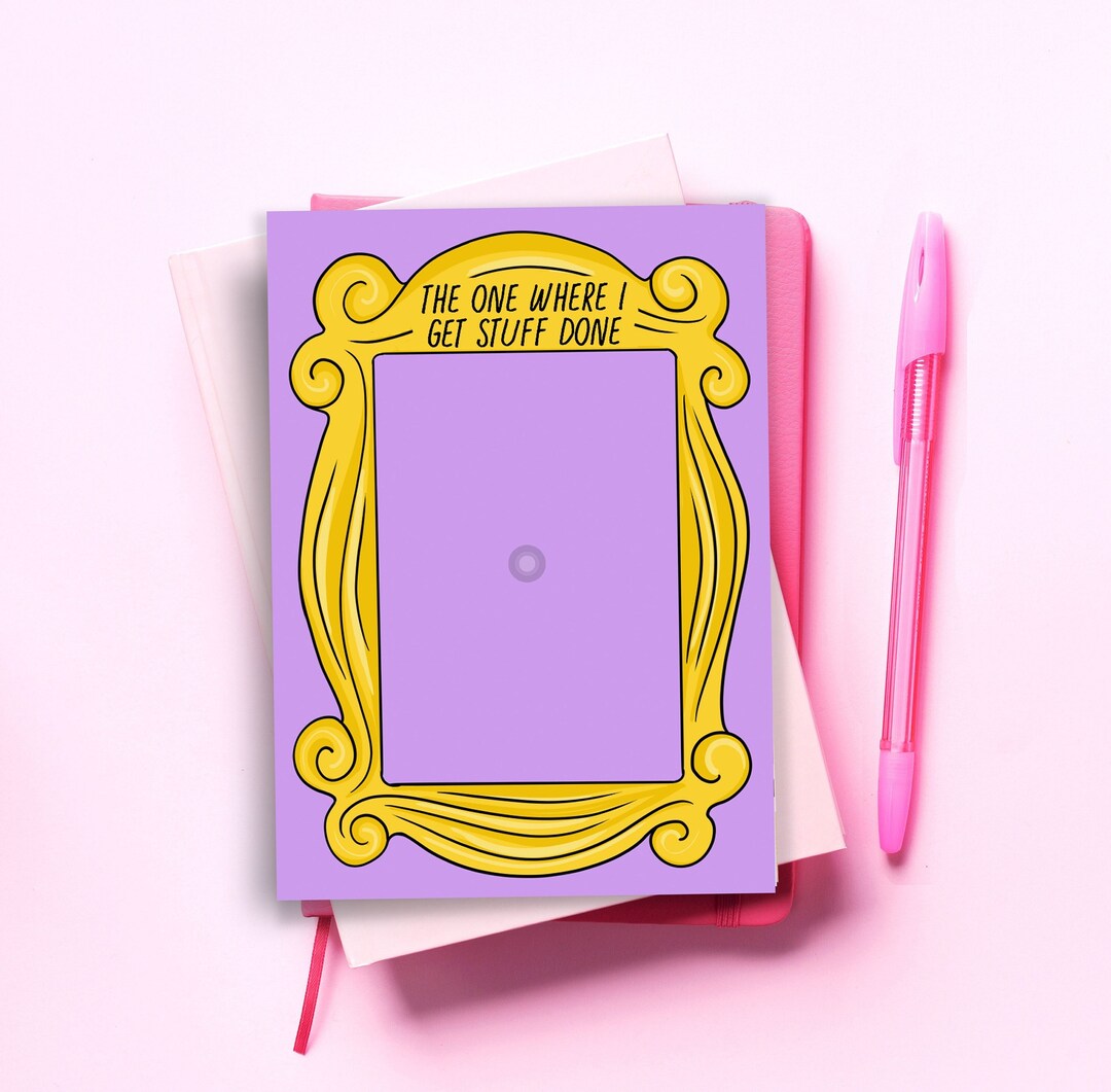 Funny Notepad - to Do List Daily Planner - Funny 90s Pop Culture Gift ...