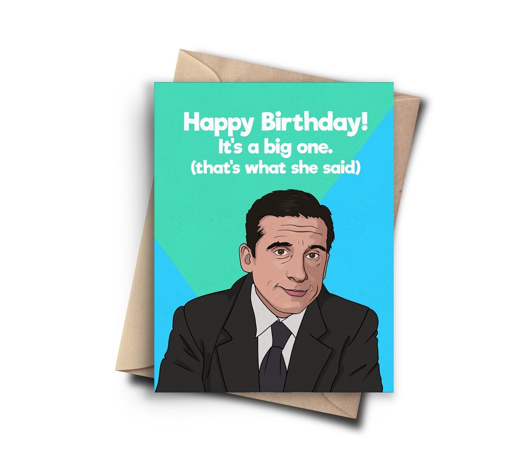 Funny Birthday Card the Office Birthday Card for Best Friend - Etsy