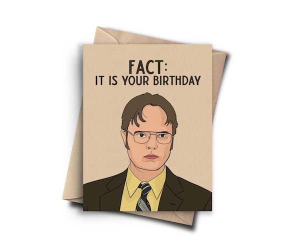 The Office Birthday Card Funny Birthday Card Boyfriend - Etsy