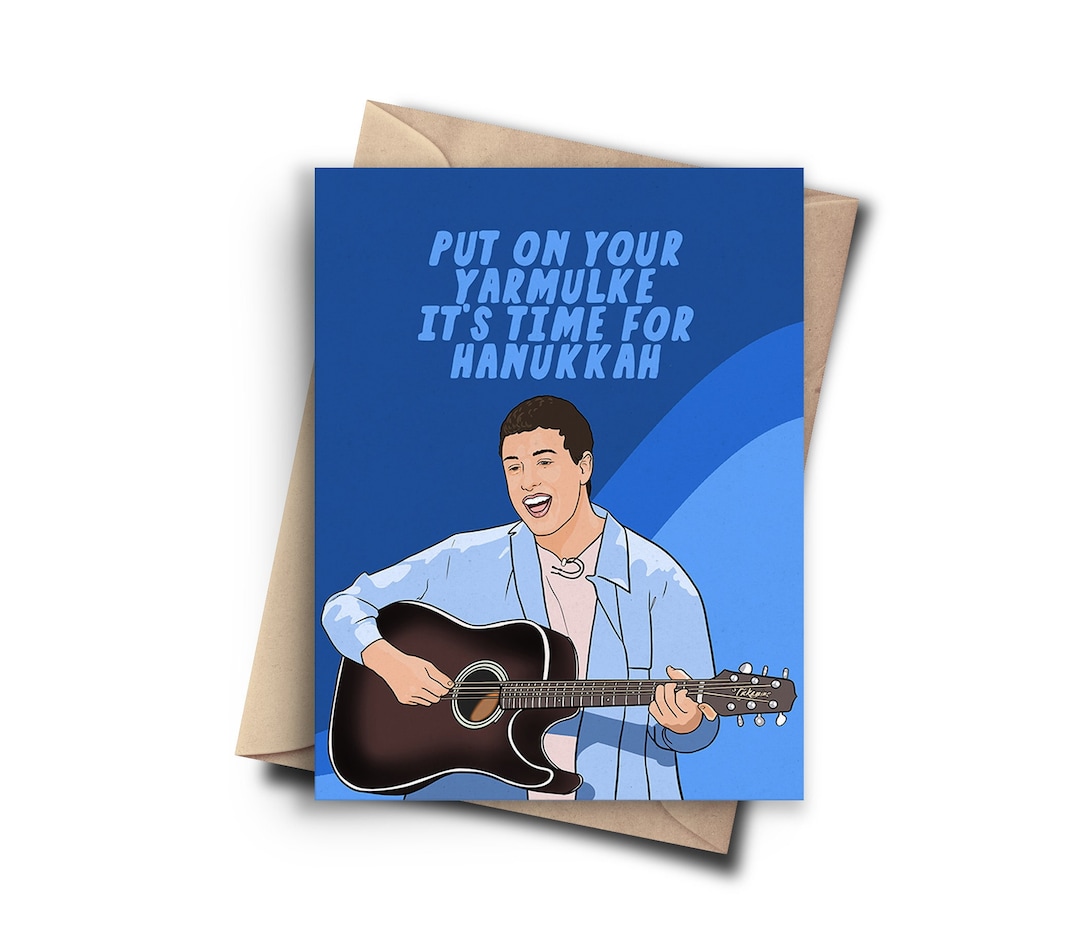 Funny Hanukkah Card - Adam Sandler Holiday Card, Box Set of 8 - Etsy