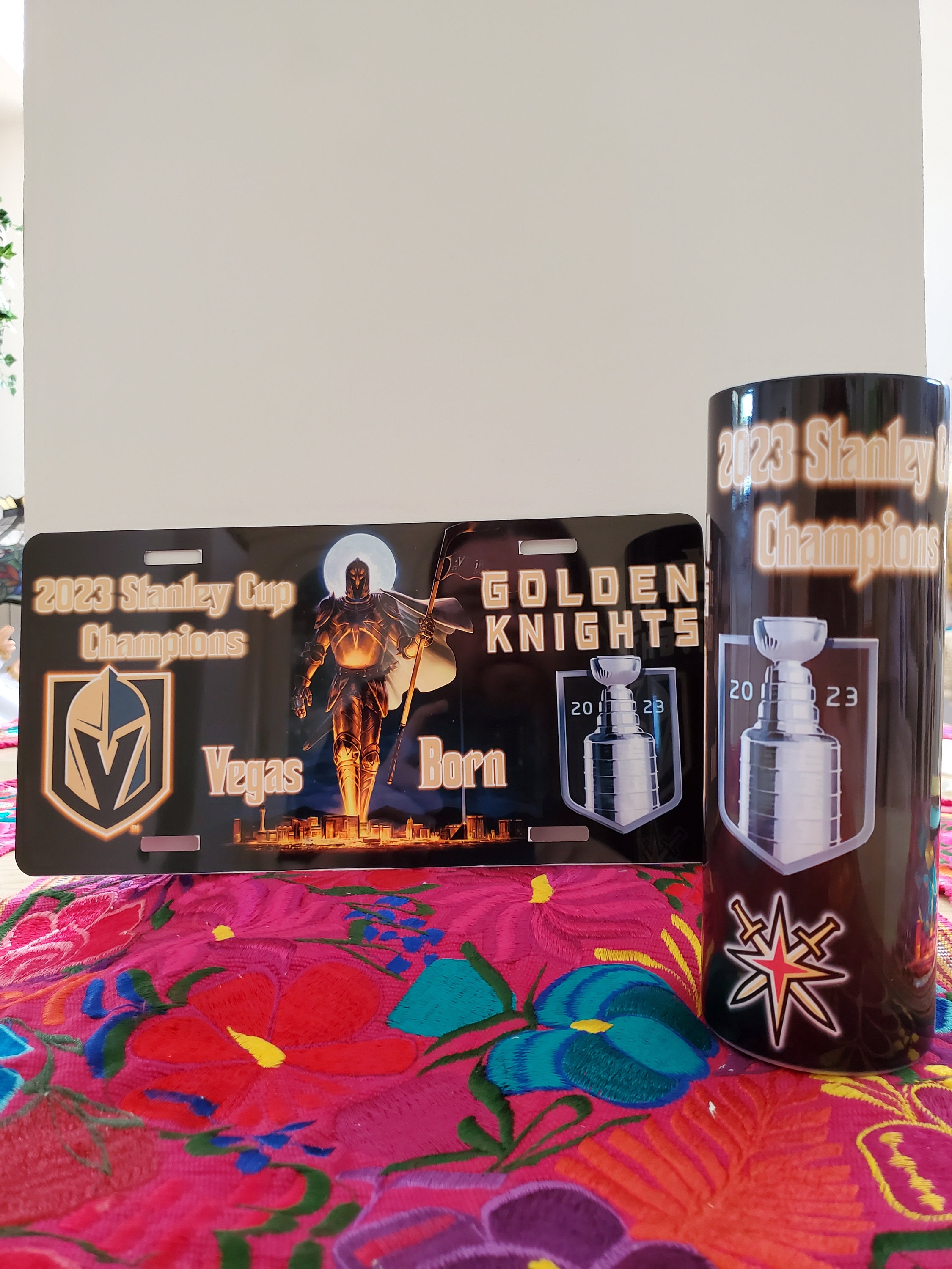 LVGK 2023 Stanley Cup Champions Tumbler, Plate and Shirt Combo - Etsy