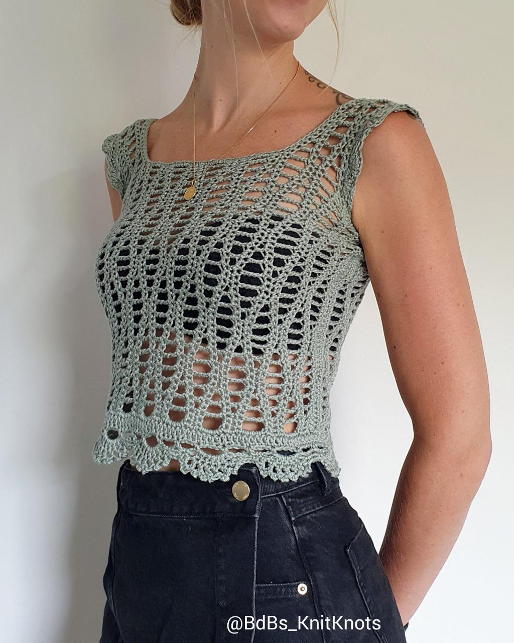 Crochet Pattern | Modern Women Top | PDF Download | Beginner-friendly ...