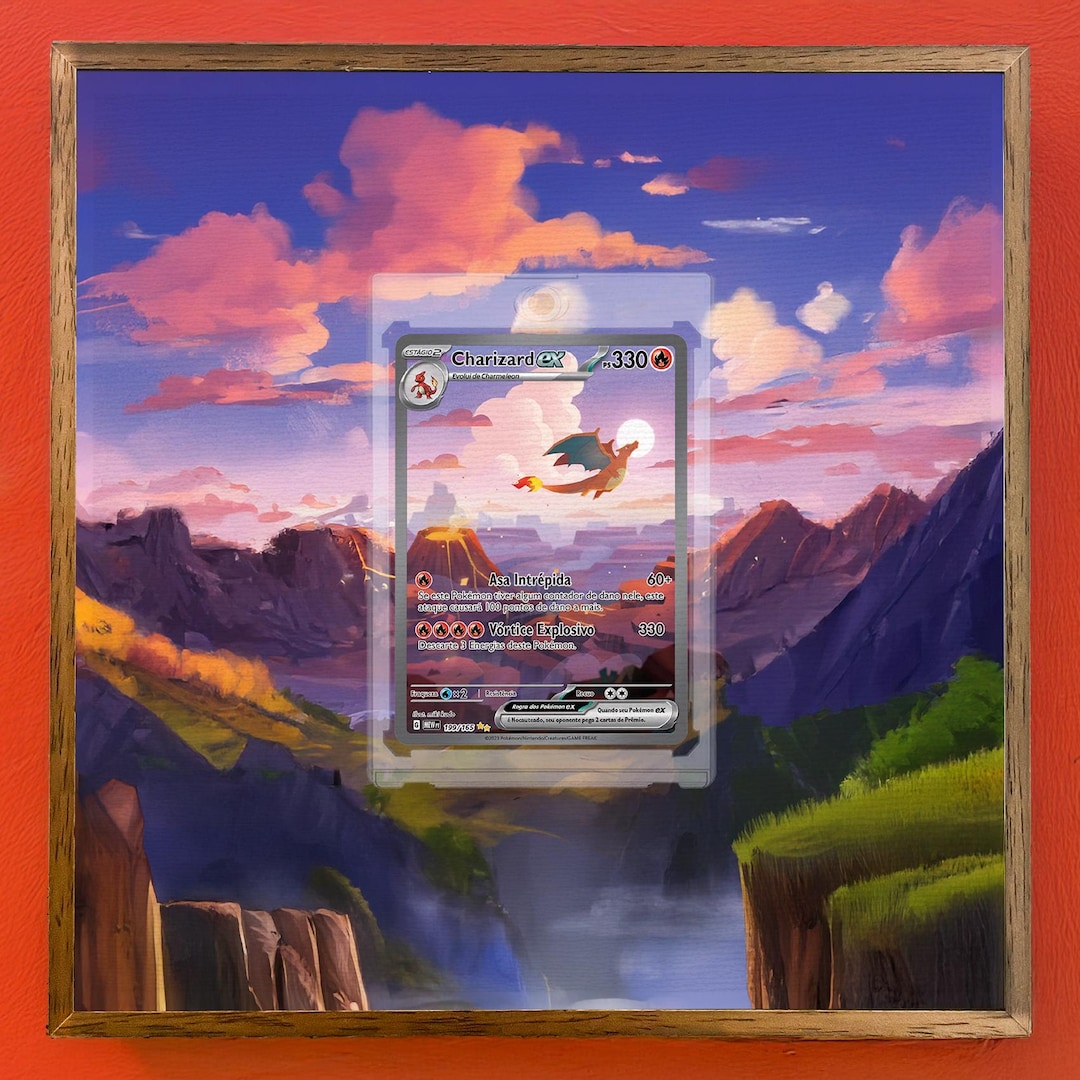 Pokémon Card Extended Art Frame Suitable for Charizard Ex SAR Sv2a ...