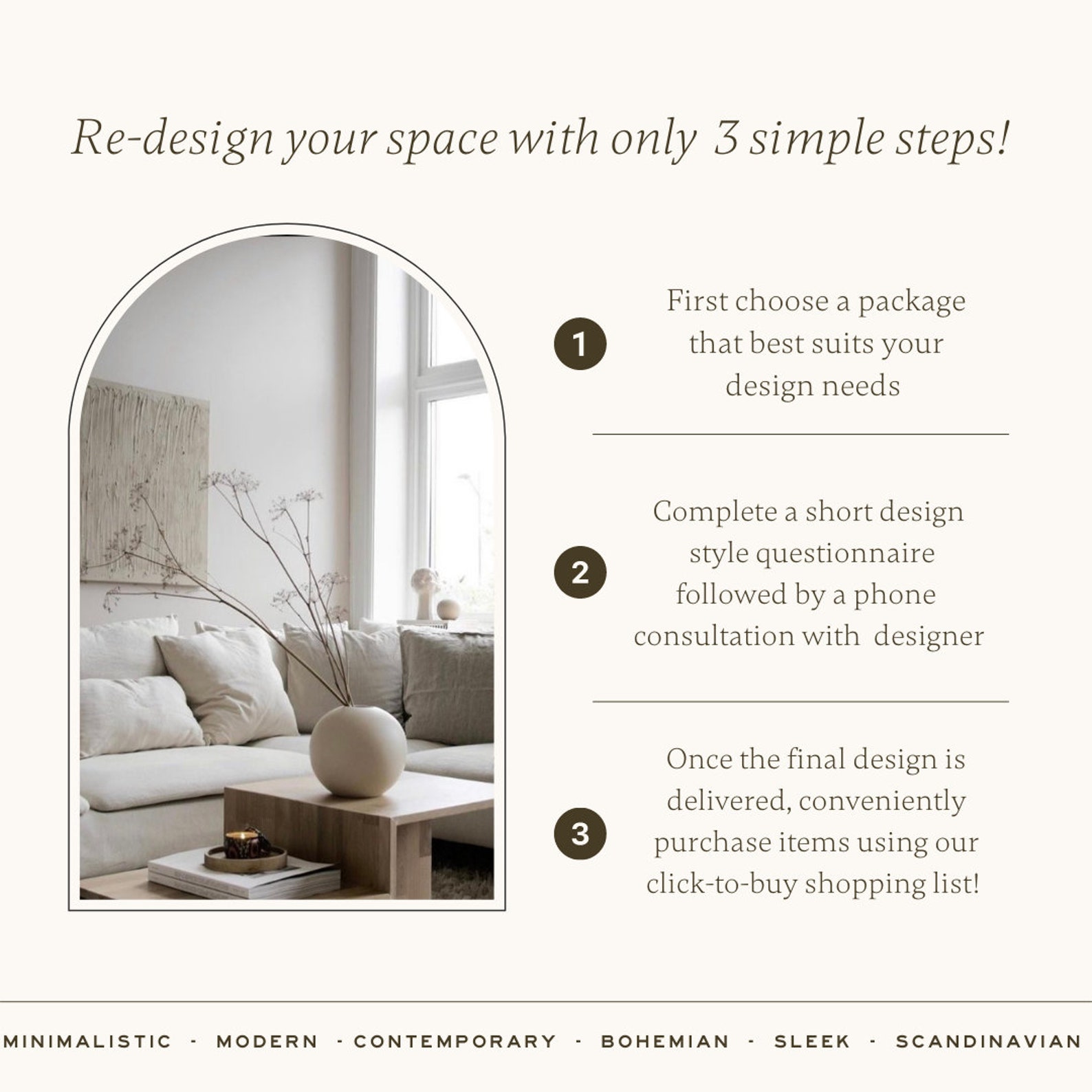 Interior E-design Services ( Decor Only Package) - Etsy