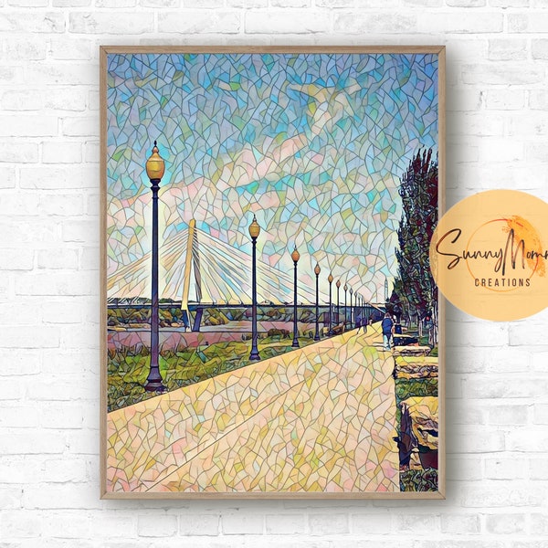 Kansas Bridge Poster - Etsy