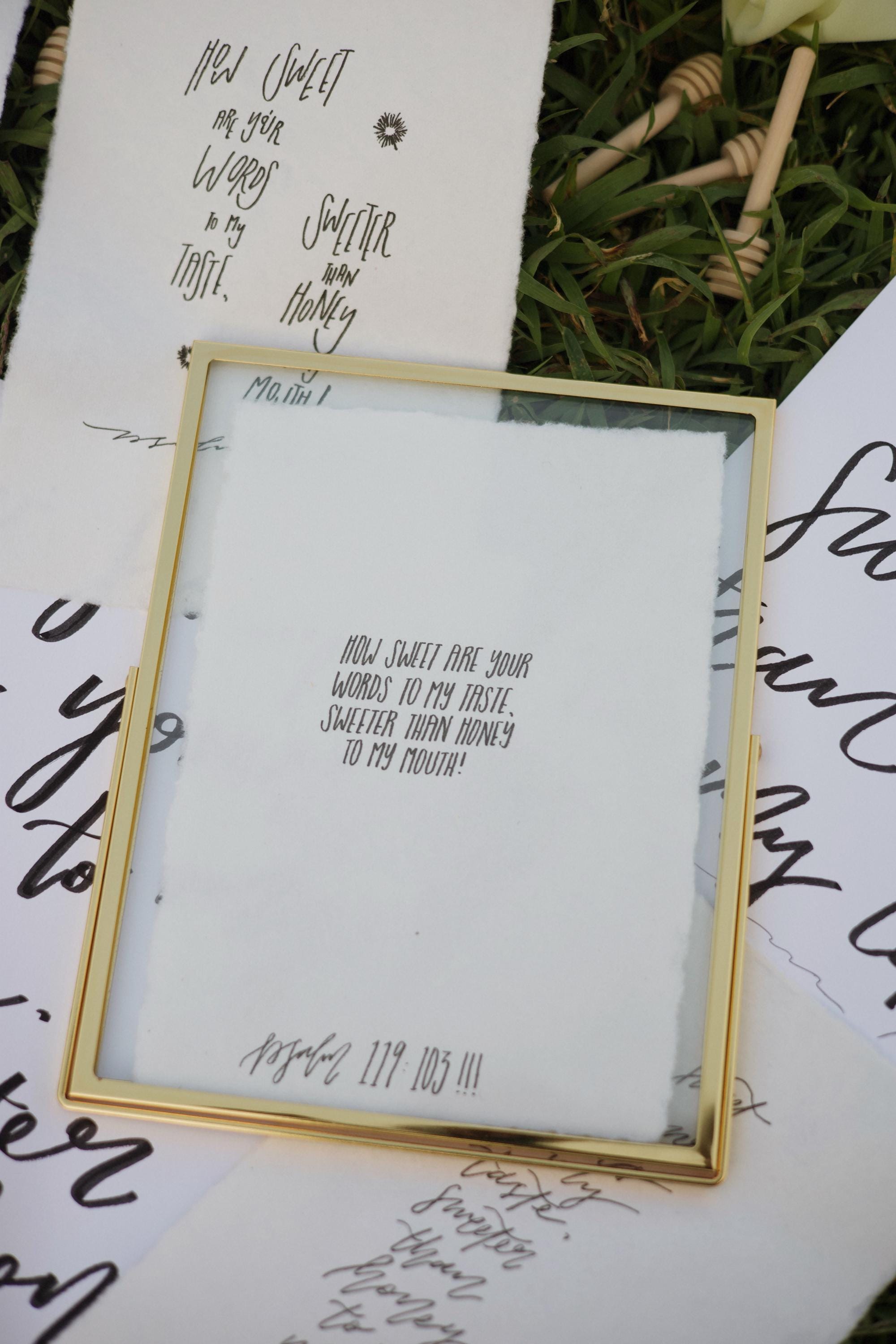 Custom Handwritten Scripture Frame - Etsy