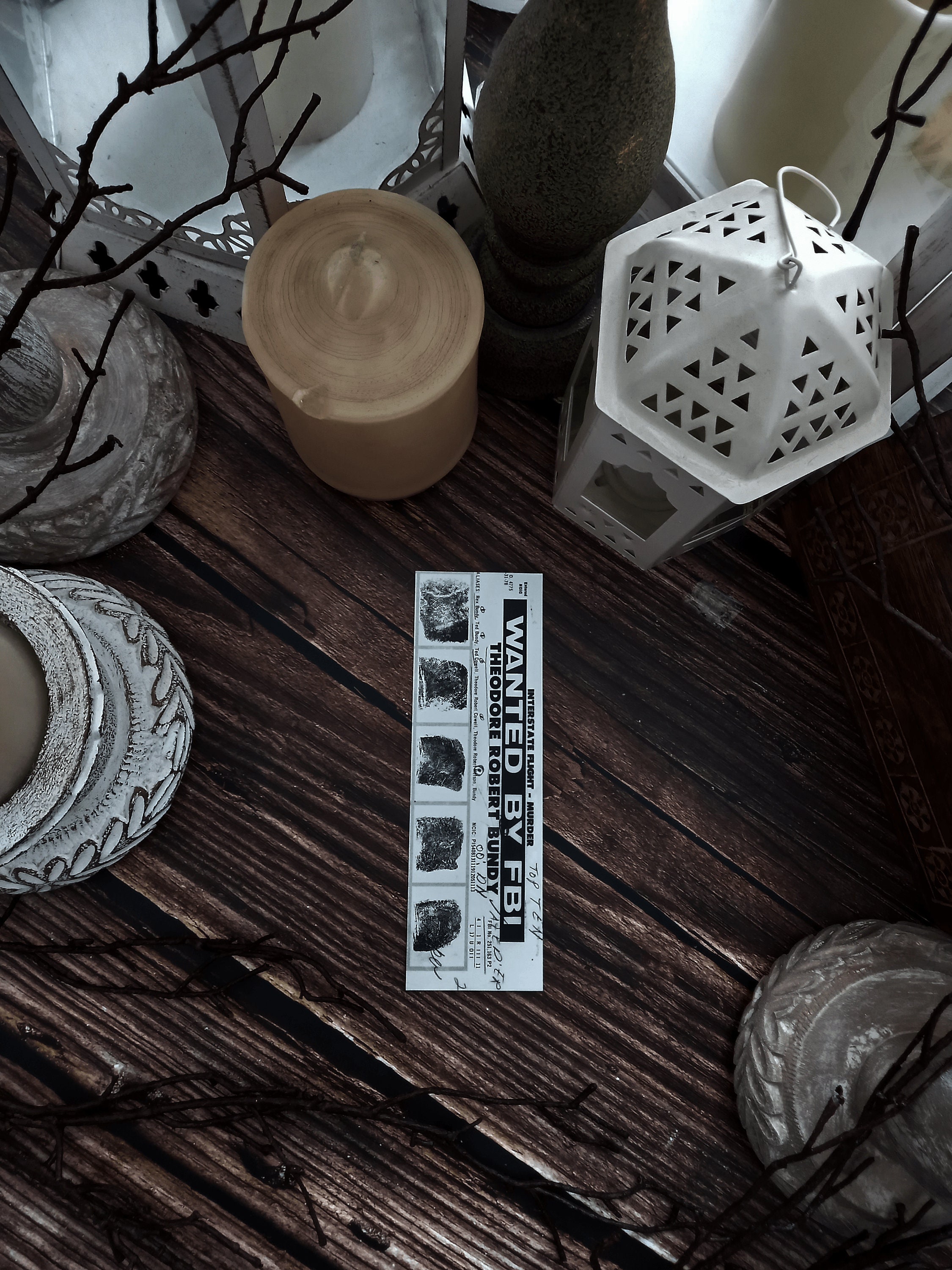 True Crime Bookmarks serial Killers Ted Bundy/jeffrey - Etsy