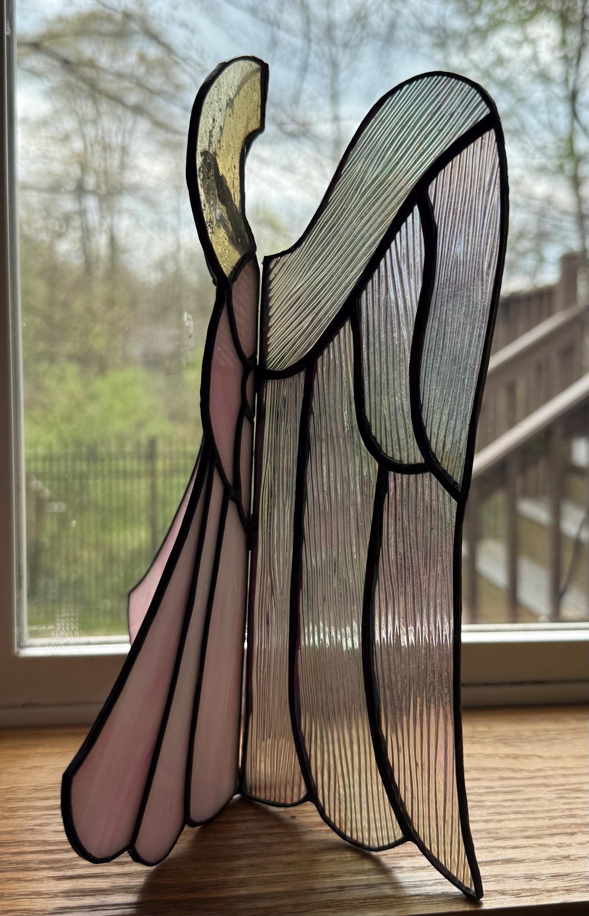 Angel of Stained Glass Standing - Etsy