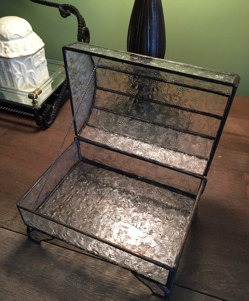 Glass Treasure Chest | Etsy