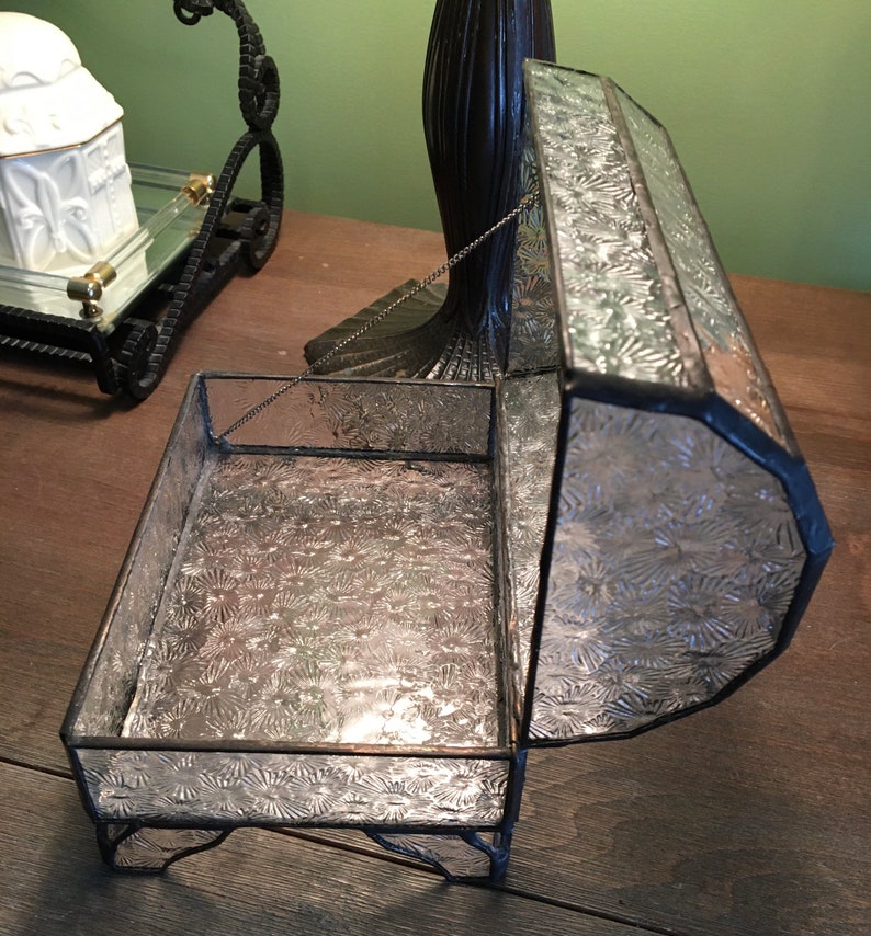 Glass Treasure Chest | Etsy