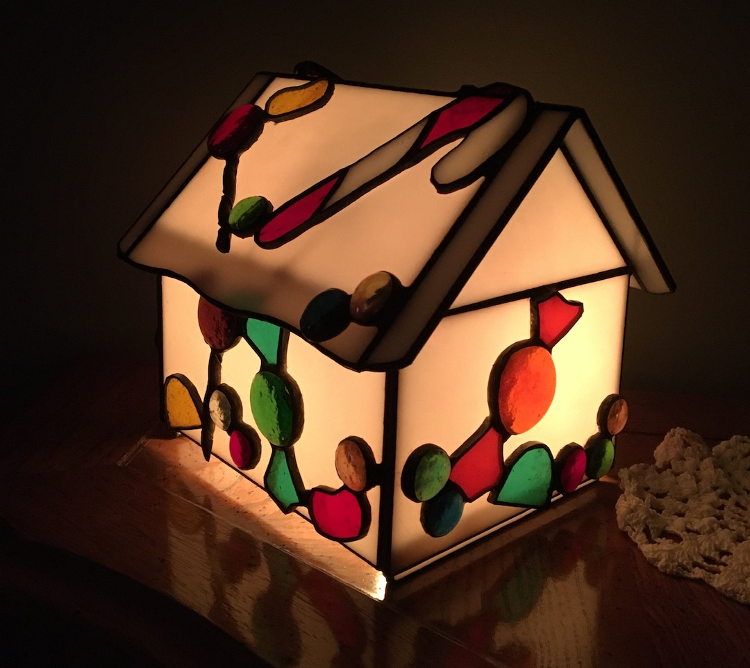 Stained Glass House of Candy - Etsy