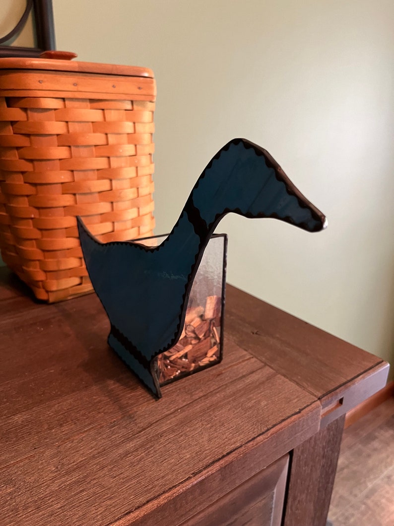 Stainedglassy Goose Utensil Holder - Etsy