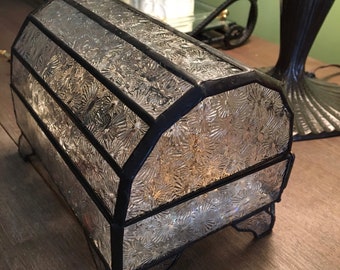 Stained Glass Treasure Chest - Etsy