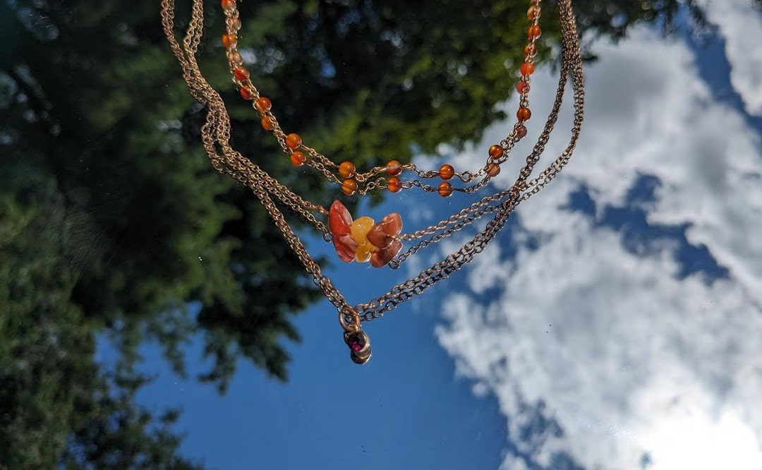 Necklace Gemstone Trio Package - Etsy