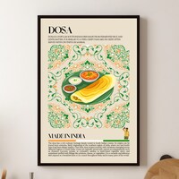 Chit & Chaat Sign: South Asian Appetizer Station | Desi Tea Poster (A4 ...