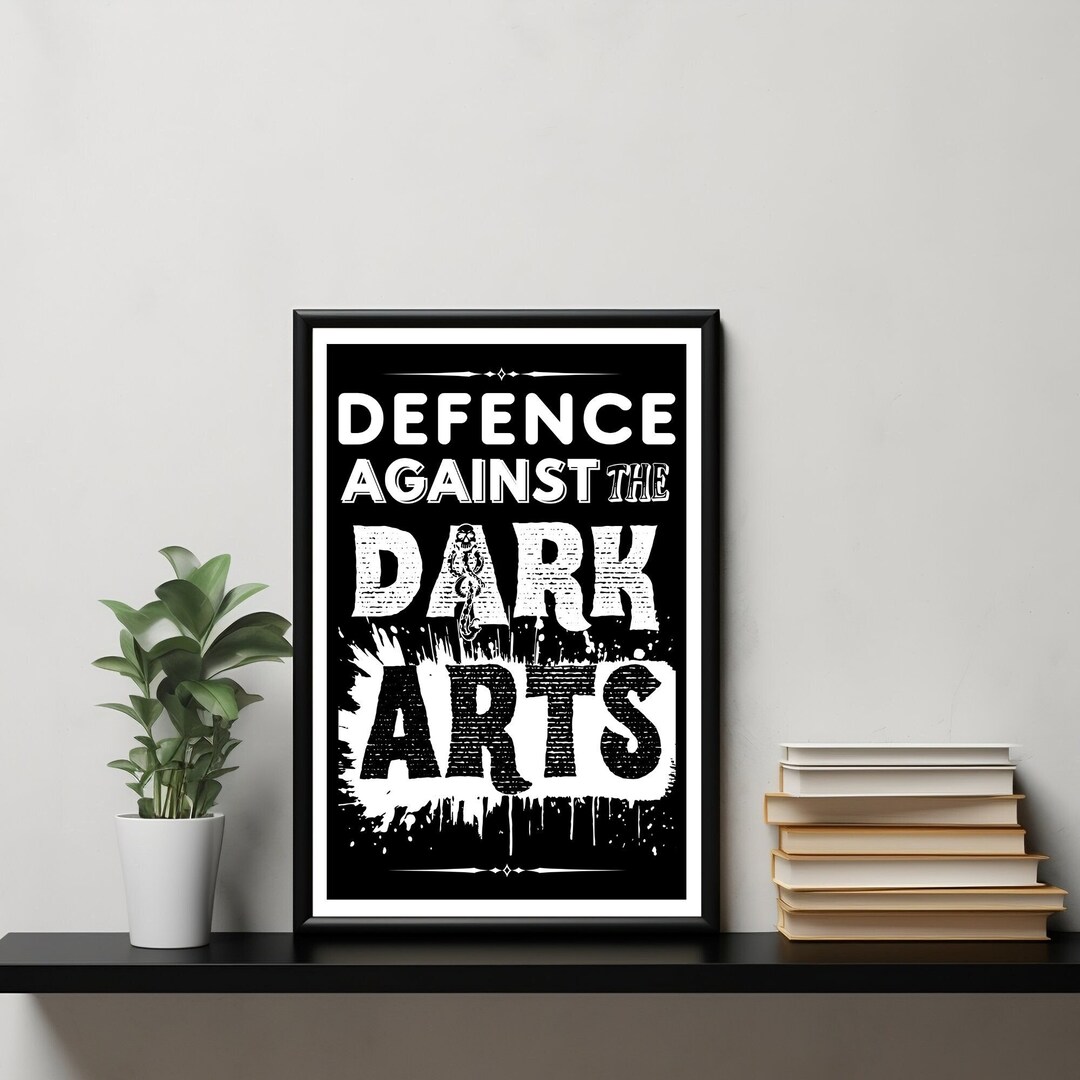 Harry Potter Defence Against the Dark Arts Poster Gift for - Etsy