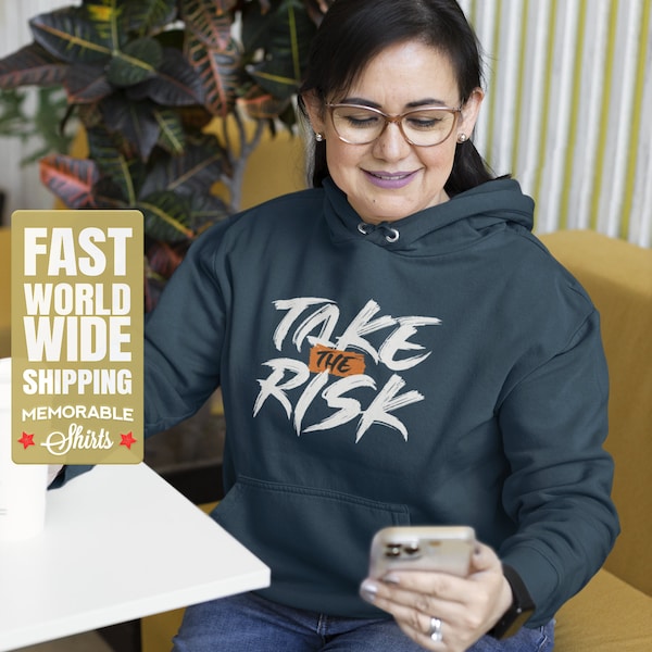 Take Risks Hoodie - Etsy