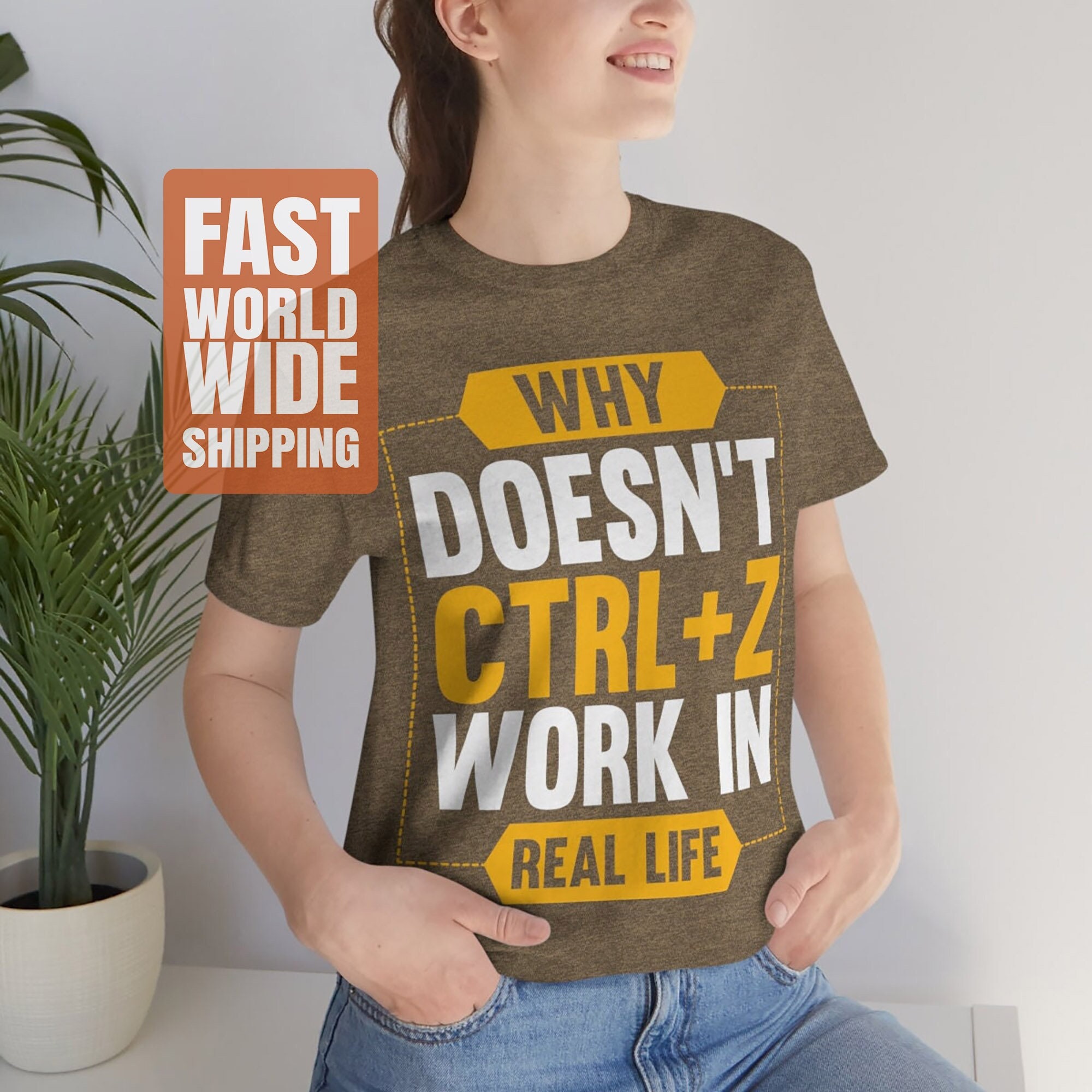 Why Doesnt Ctrlz Work In Real Life Funny Gamer T Etsy