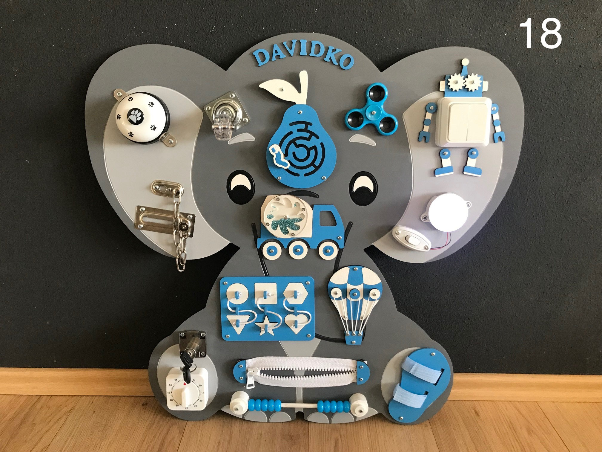 Busy Board ELEPHANT - Etsy