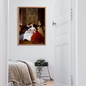 The Hesitant Fiancée Art Print the Reluctant Bride by Auguste ...