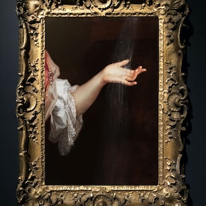 Victorian Portrait Print - Delicate Hand | Surreal Painting Print ...