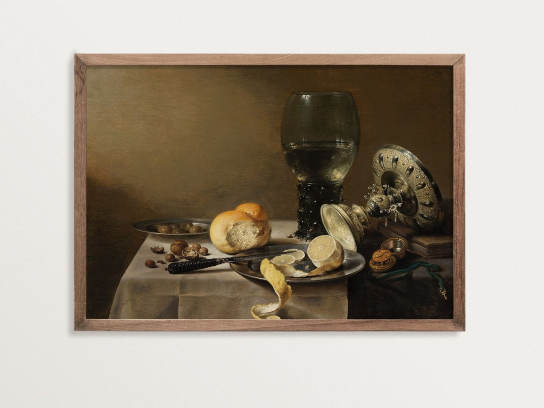 Dutch Still Life | Baroque Painting | Food Still Life | Antique Oil ...