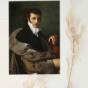 Regency Male Portrait Print, Victorian Moody Wall Art - Etsy