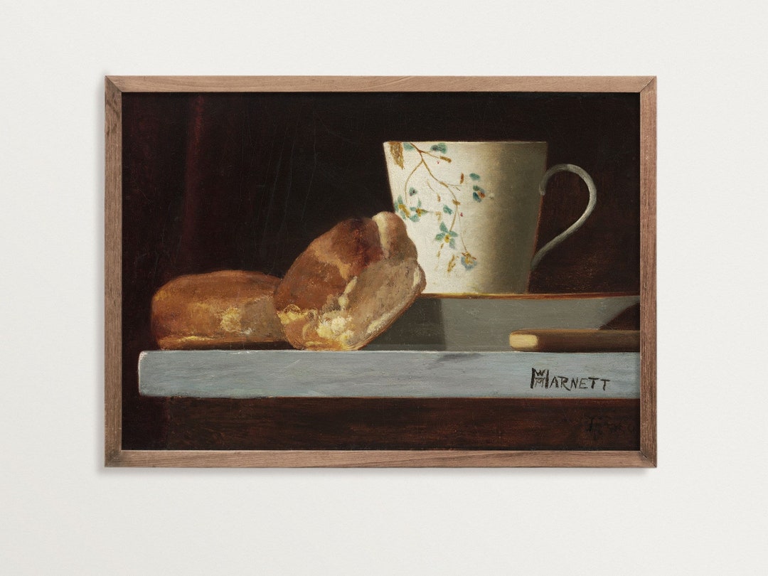 Still Life Painting Print - Breakfast | Food Still Life Dining Room ...