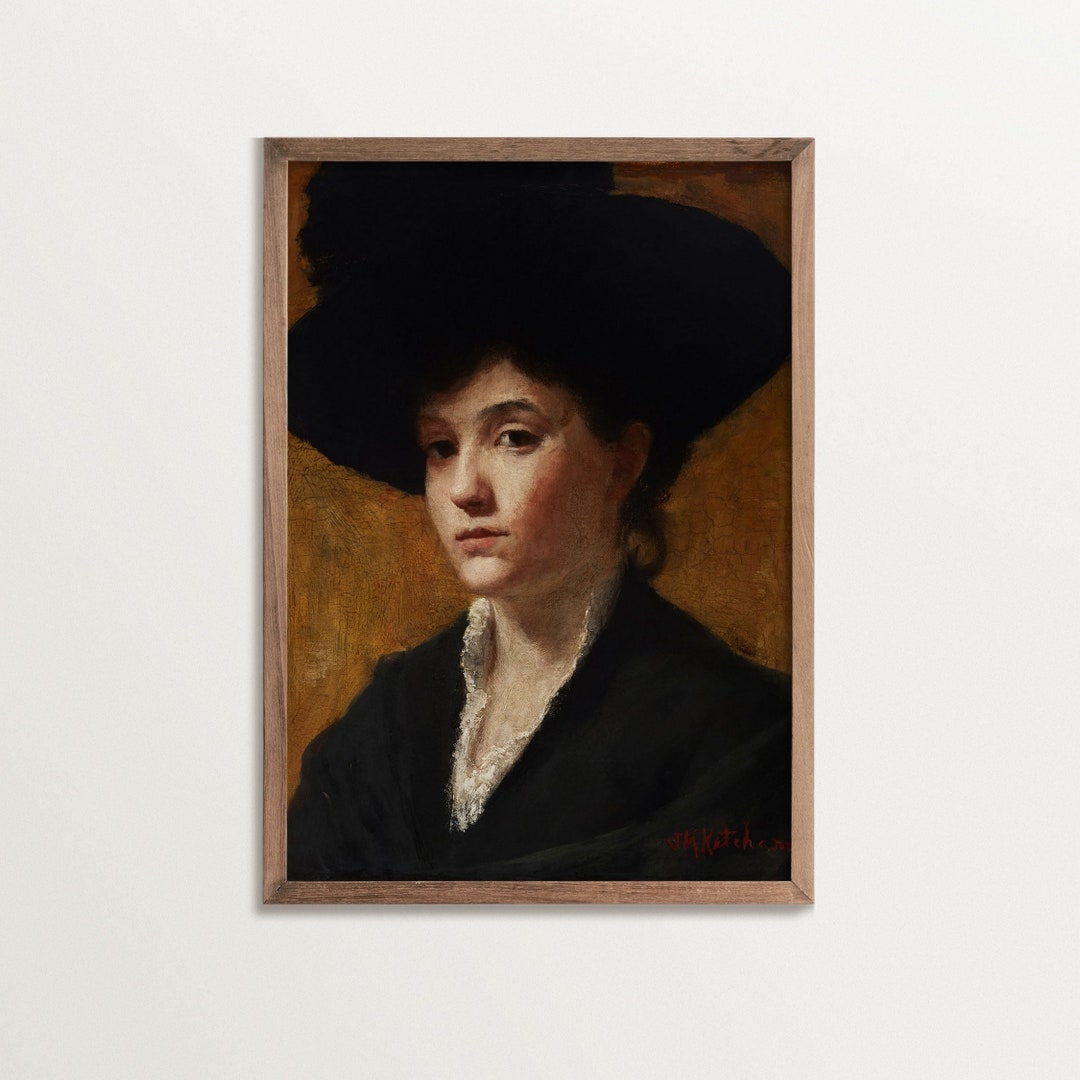 Moody Art Print Susan Dark Academia Decor Vintage - Etsy