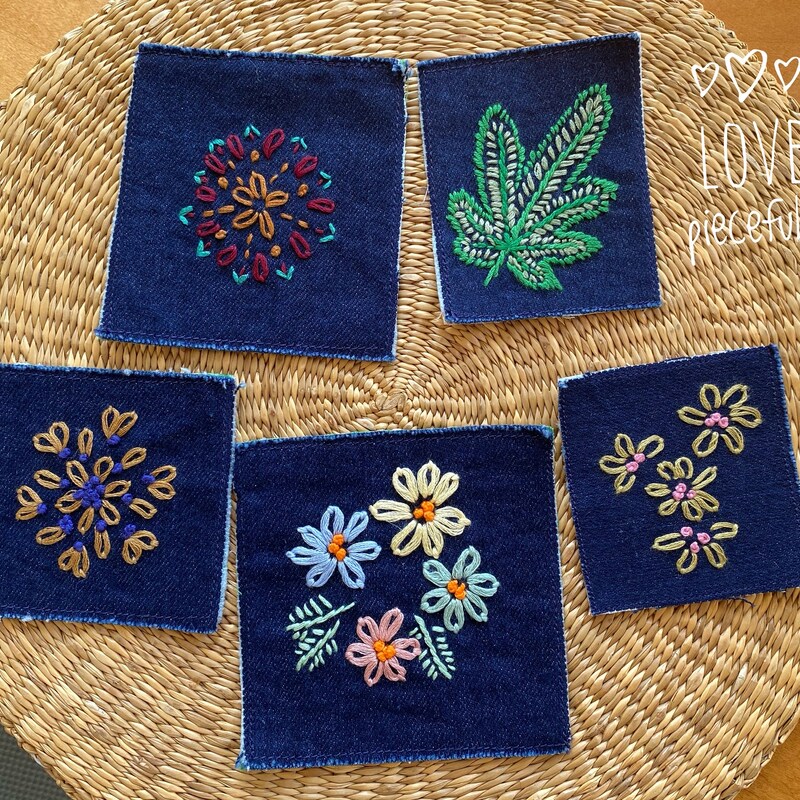 Hand Embroidered Patches - Etsy