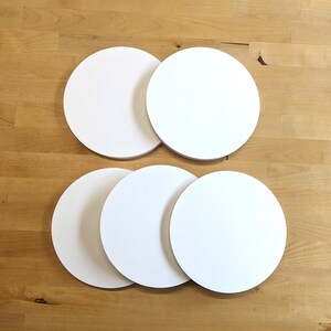White Circle - Blank Canvas - Plastic Circle - PVC Circle - Etsy