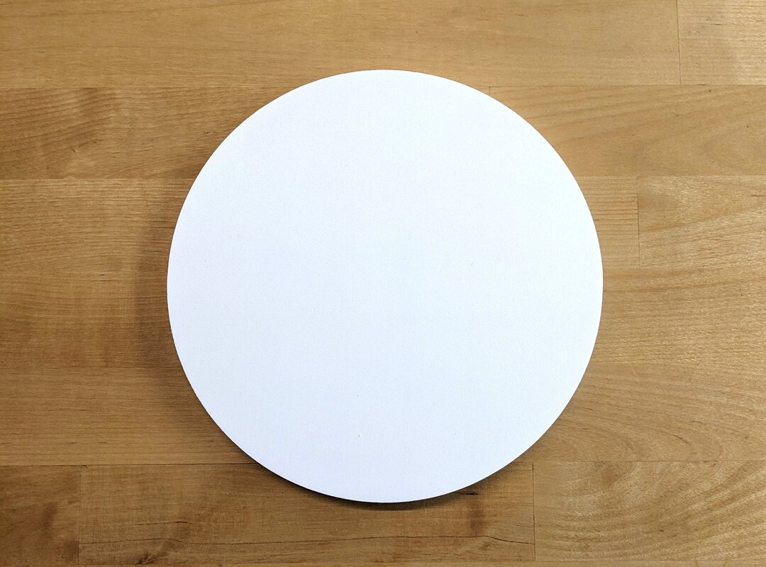 White Circle - Blank Canvas - Plastic Circle - PVC Circle - Etsy